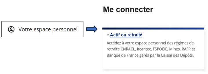 Accéder à mon espace personnel sur Ma retraite publique | Ircantec